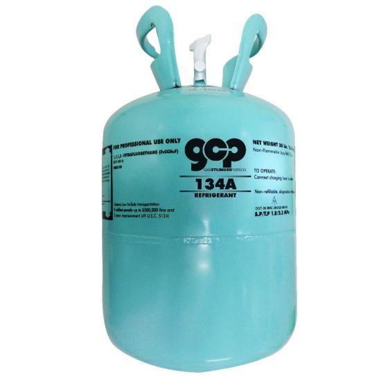 Cilindro desechable de enfriamiento de CA 13.6kg 30lb Gas refrigerante R134A - Comprar R134A ...